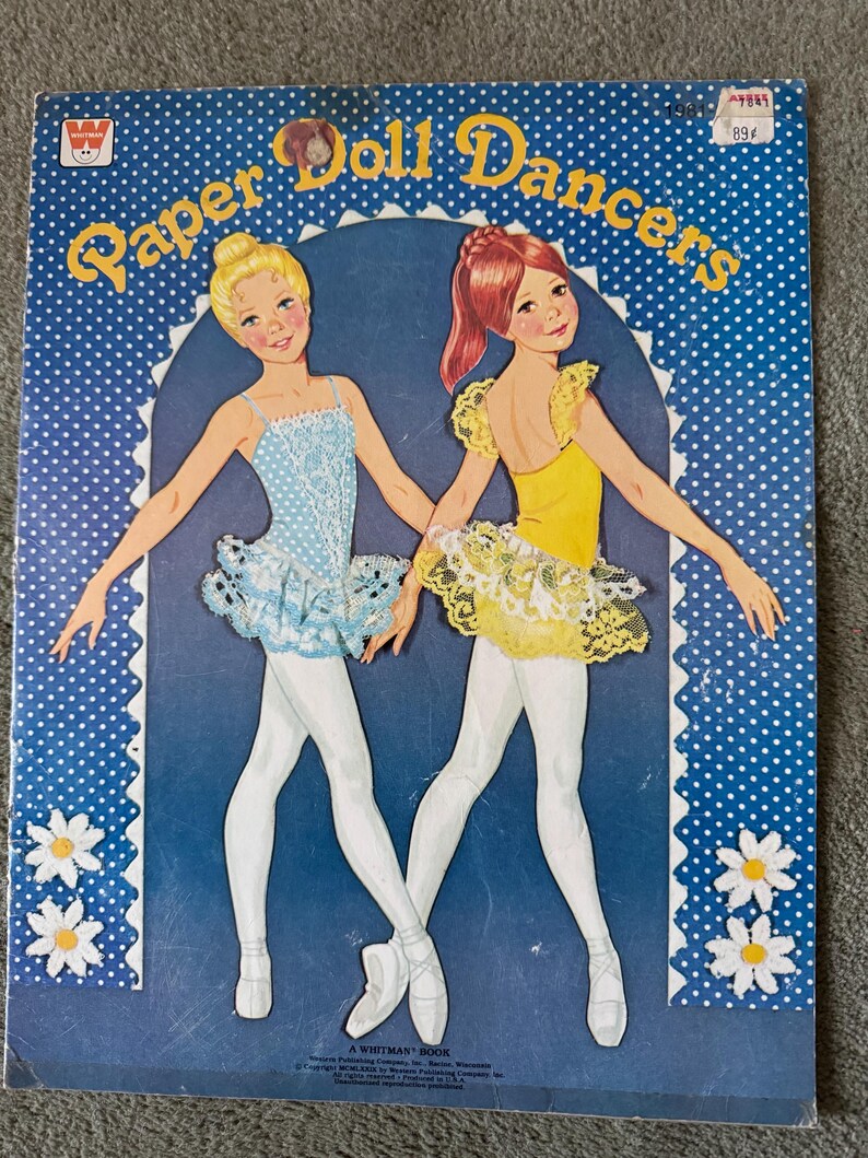 Paper Doll Dancers, Cut, Whitman, 1979 - Etsy