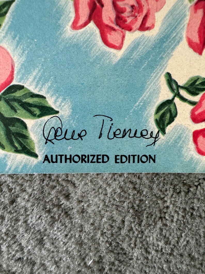 Original ( Not Reproduction) 1947 Uncut Gene Tierney Paper Dolls - Etsy
