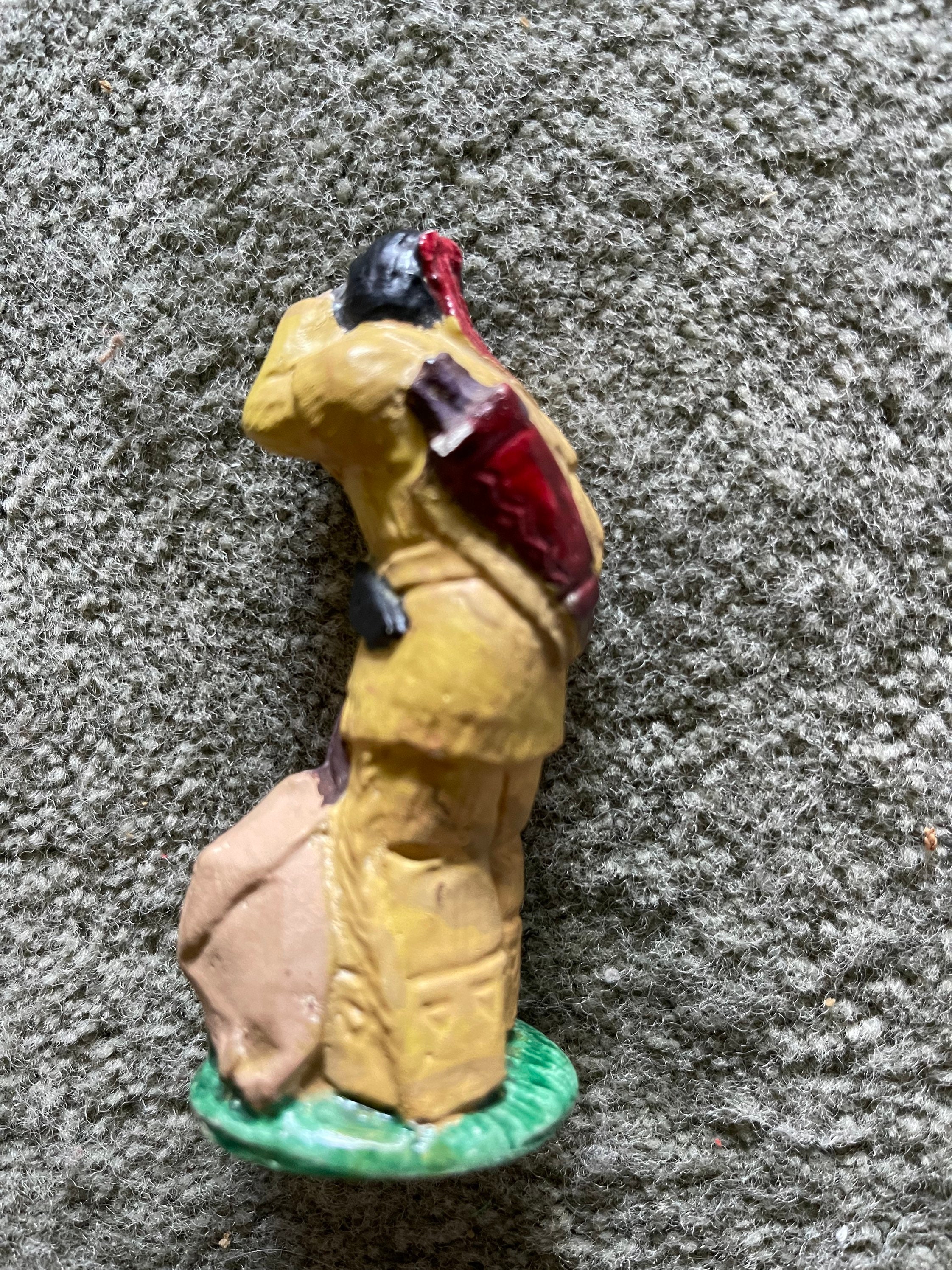 Two Native American Indian Chalk Ware or P of P Figures - Etsy