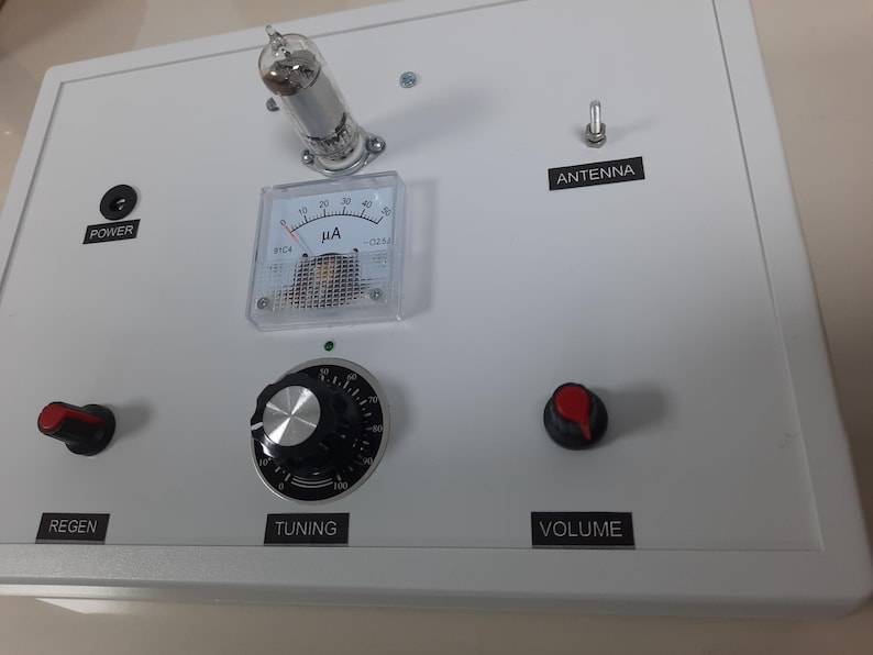 A Handmade Shortwave 1T4 Tube Super High Performance Regen Radio ...