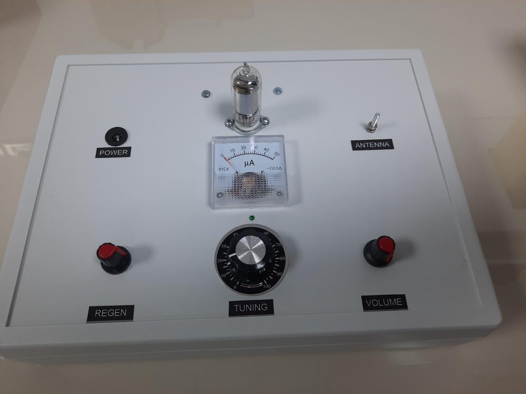 A Handmade Shortwave 1T4 Tube Super High Performance Regen Radio ...