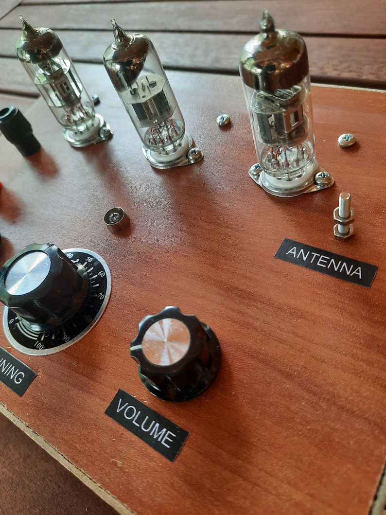 A Handmade Three Tube Super High Performance Regen Radio Receiver for 5 ...