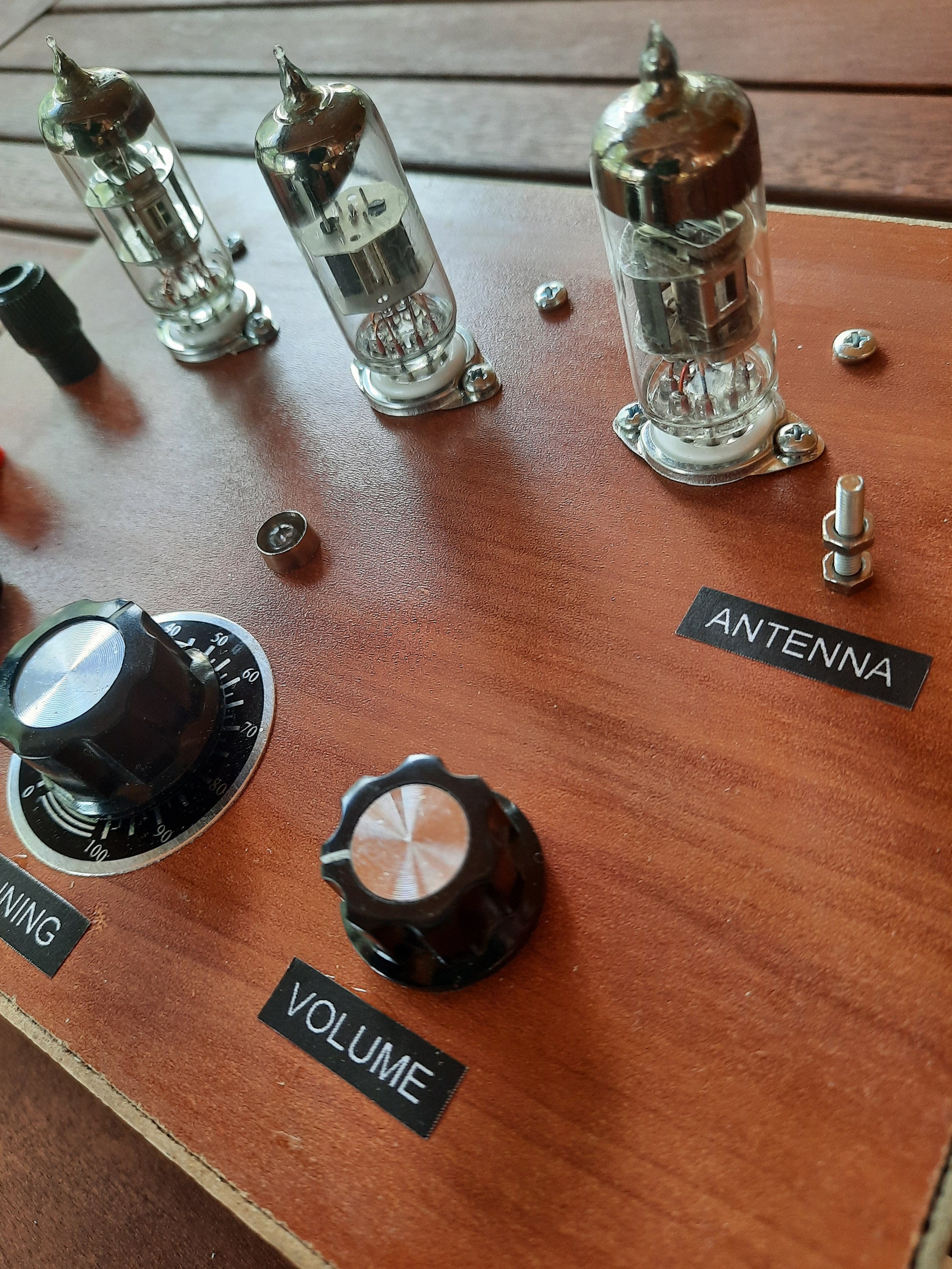 A Handmade Three Tube Super High Performance Regen Radio Receiver for 5 ...