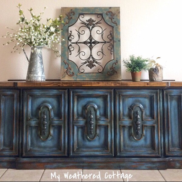 Painted Buffet - Etsy