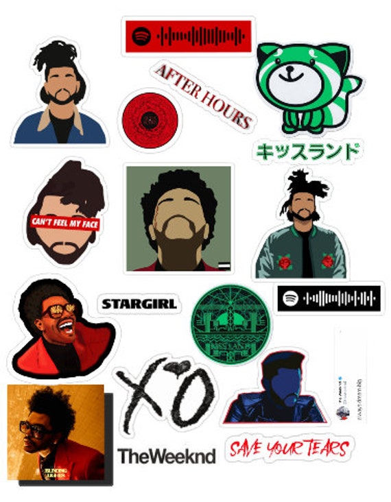 The Weeknd Stickers Waterproof | Etsy
