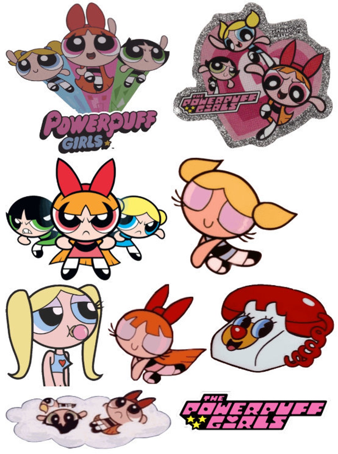 The Powerpuff Girls Sticker Pack waterproof - Etsy Canada