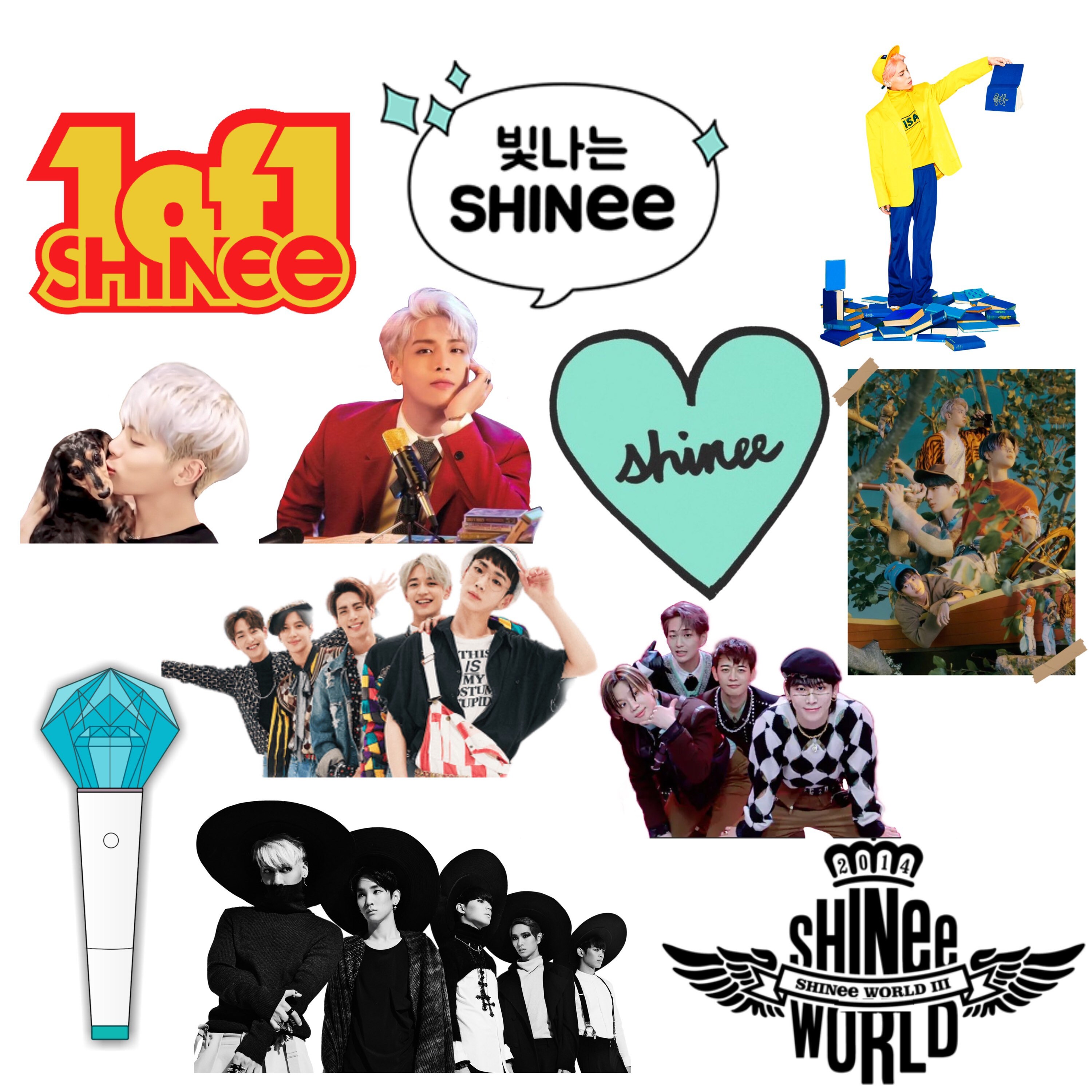 SHINee Atlantis Album Kpop Journal Stickers Paper & Party Supplies ...