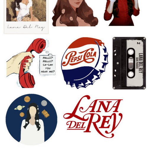 Lana Del Rey Stickers Lana Aesthetic Stickers Lana Sticker - Etsy Australia