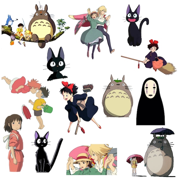 Ghibli Sticker Pack - Etsy