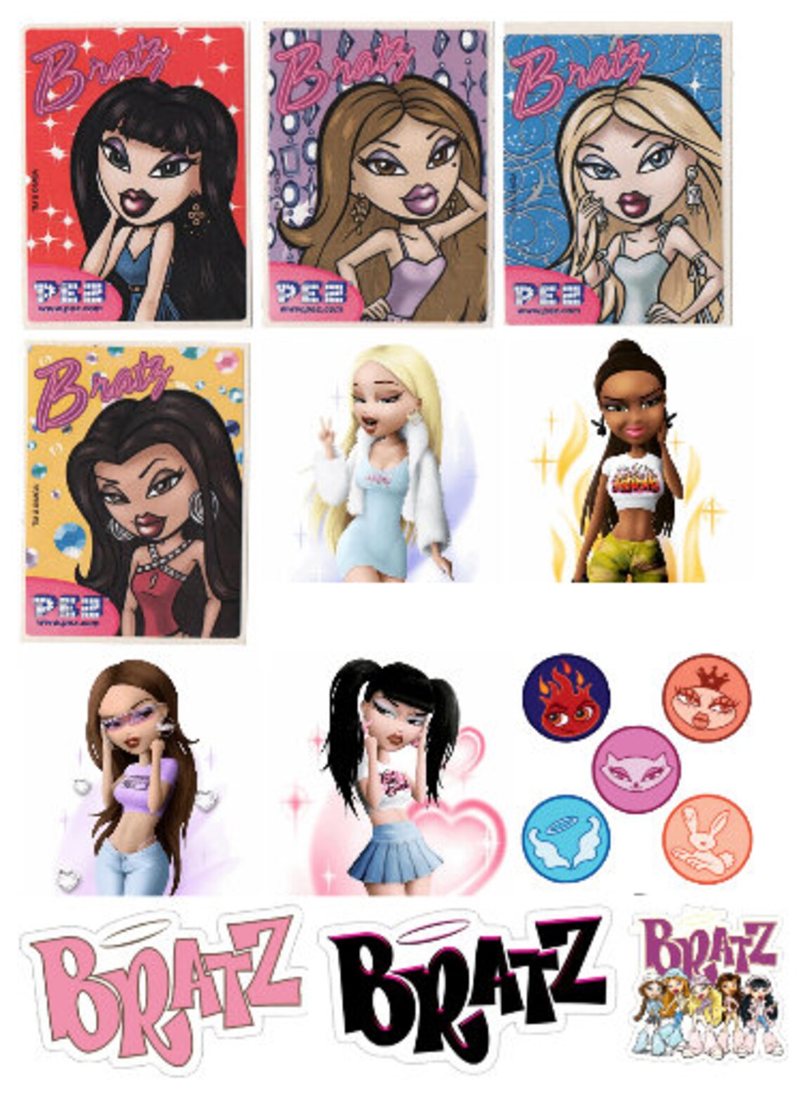 Bratz Stickers Waterproof | Etsy
