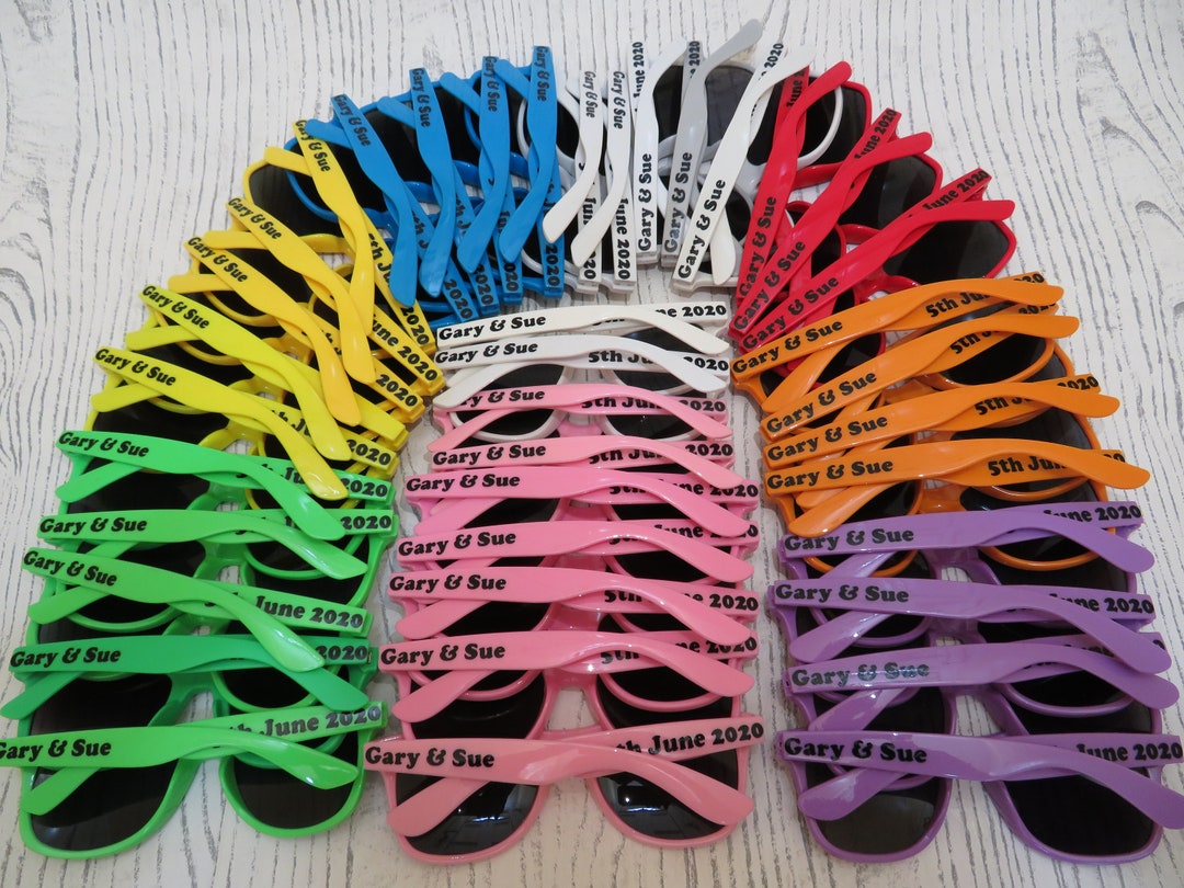 Personalized Sunglasses, Wedding Favor Gift, Parties, Festivals, Events ...