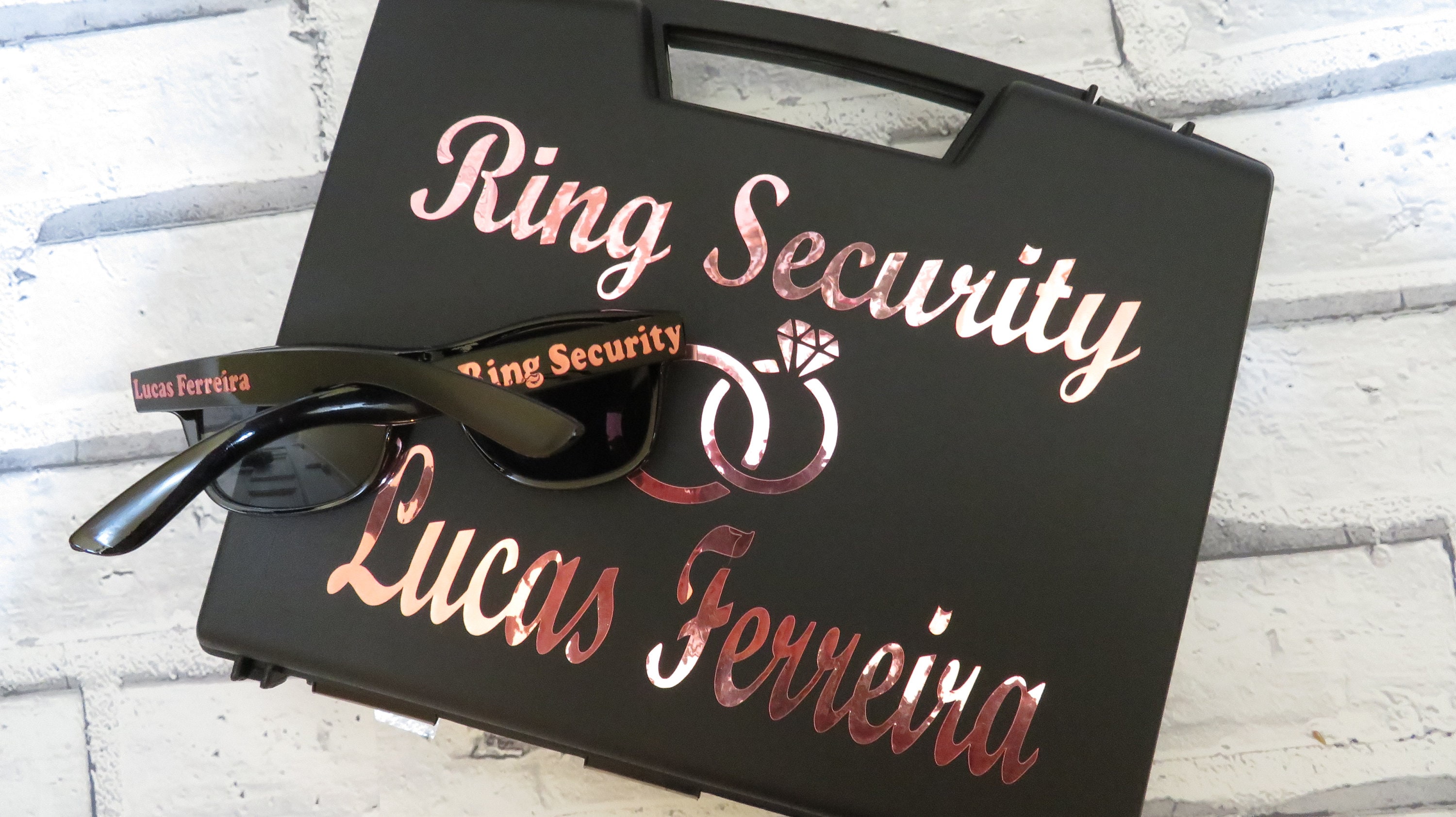 Ring Security Box With FREE Sunglasses Comes With Ring Holder - Etsy