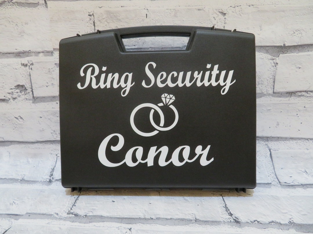 Ring Security Box, Comes With Ring Holder Inside, Ring Bearer, Ring ...