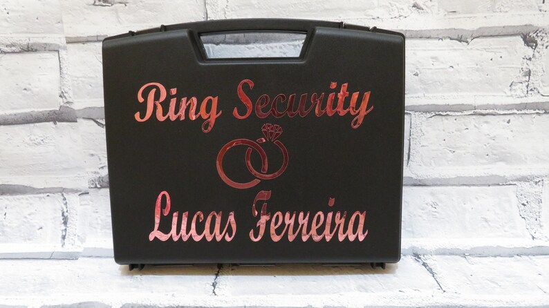 Ring Security Box comes with RING HOLDER inside Wedding box | Etsy