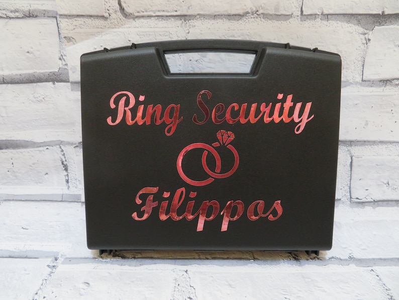 Ring Security Box, Comes With Ring Holder Inside, Ring Bearer, Ring ...
