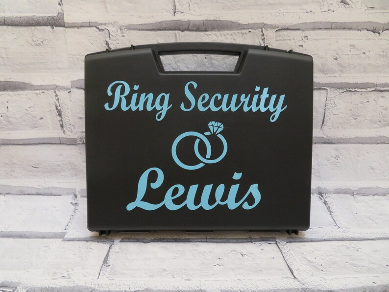 Ring Security Box, Comes With Ring Holder Inside, Ring Bearer, Ring ...