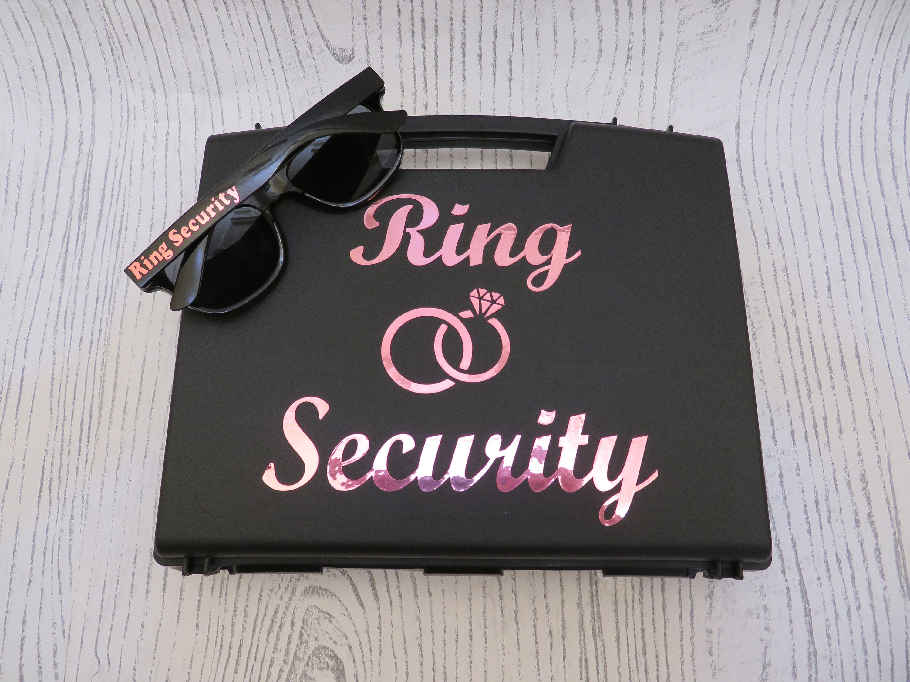 Ring Security Box With FREE Sunglasses Comes With Ring Holder - Etsy