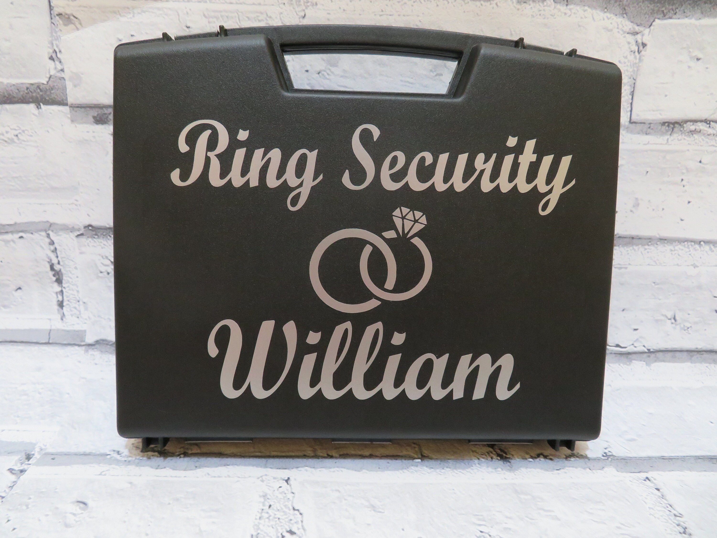 Ring Security Box Comes With Ring Holder Inside Ring Bearer - Etsy UK