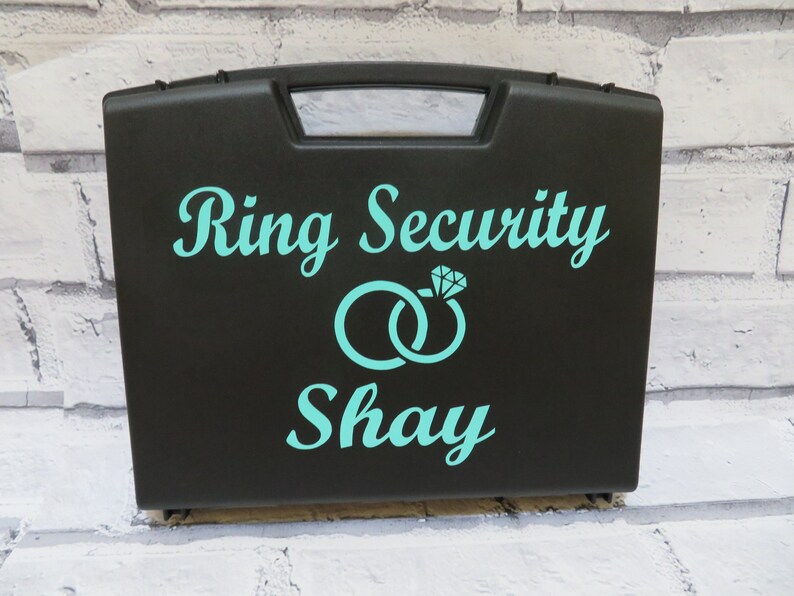 Ring Security Box, Comes With Ring Holder Inside, Ring Bearer, Ring ...
