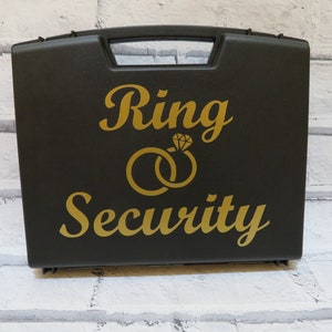 Ring Security Box, Comes With Ring Holder Inside, Ring Bearer, Ring ...