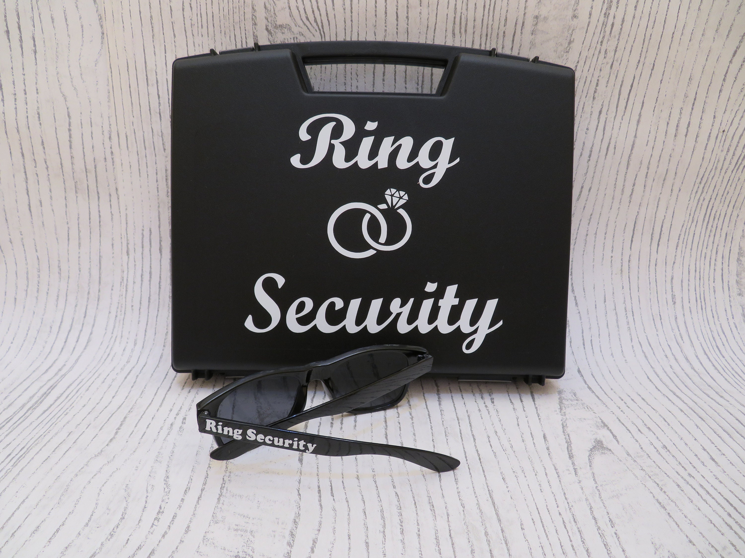 Ring Security Box With FREE Sunglasses Comes With Ring Holder - Etsy