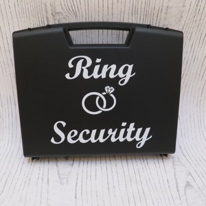 Ring Security Box, Comes With Ring Holder Inside, Ring Bearer, Ring ...