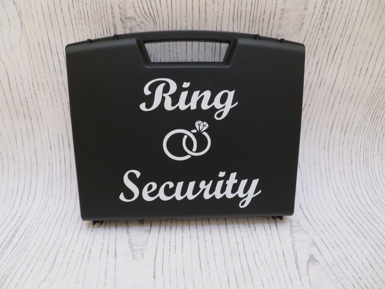 Ring Security Box, Comes With Ring Holder Inside, Ring Bearer, Ring ...