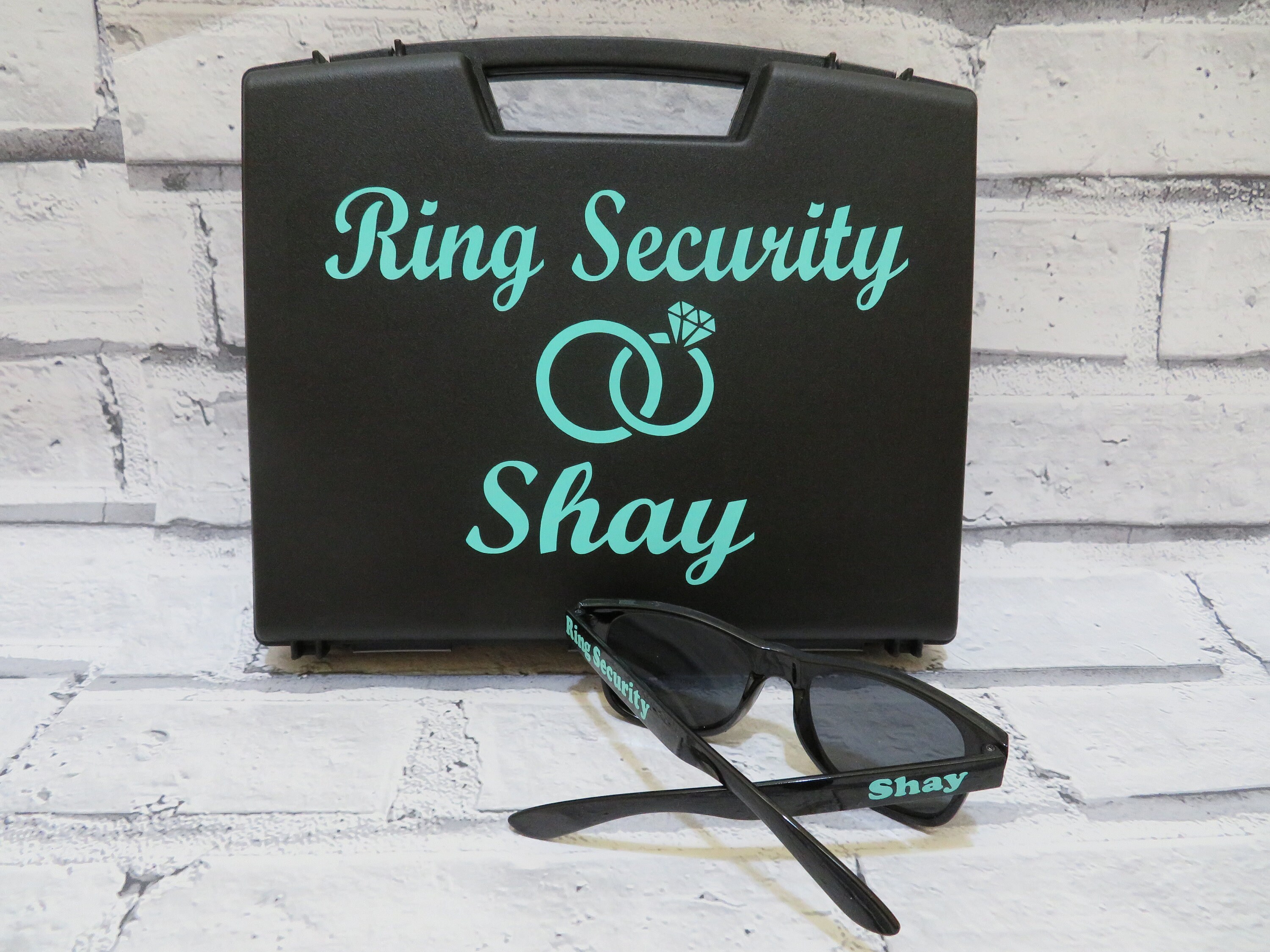 Ring Security Box With FREE Sunglasses Comes With Ring Holder - Etsy