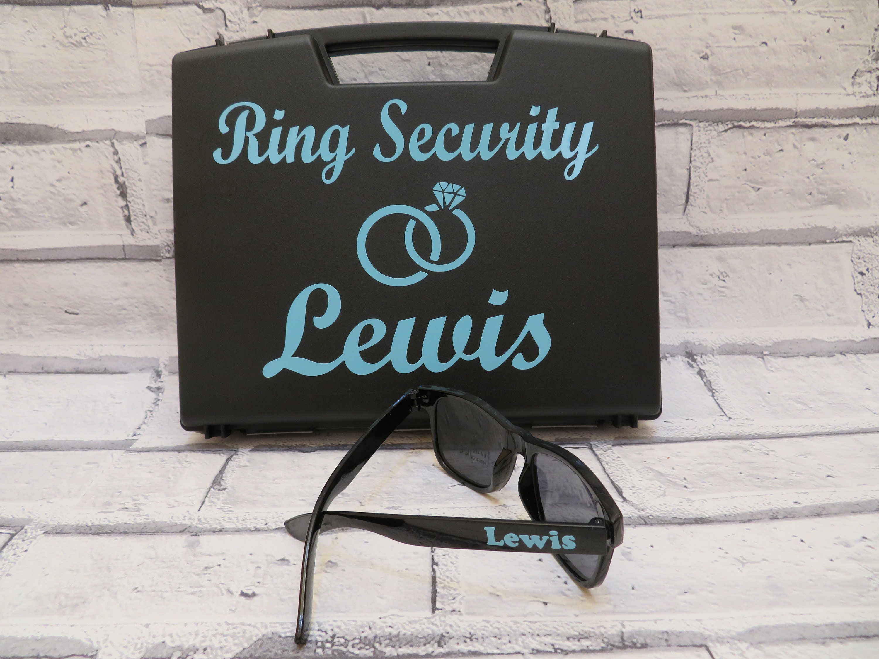 Ring Security Box With FREE Sunglasses Comes With Ring Holder - Etsy