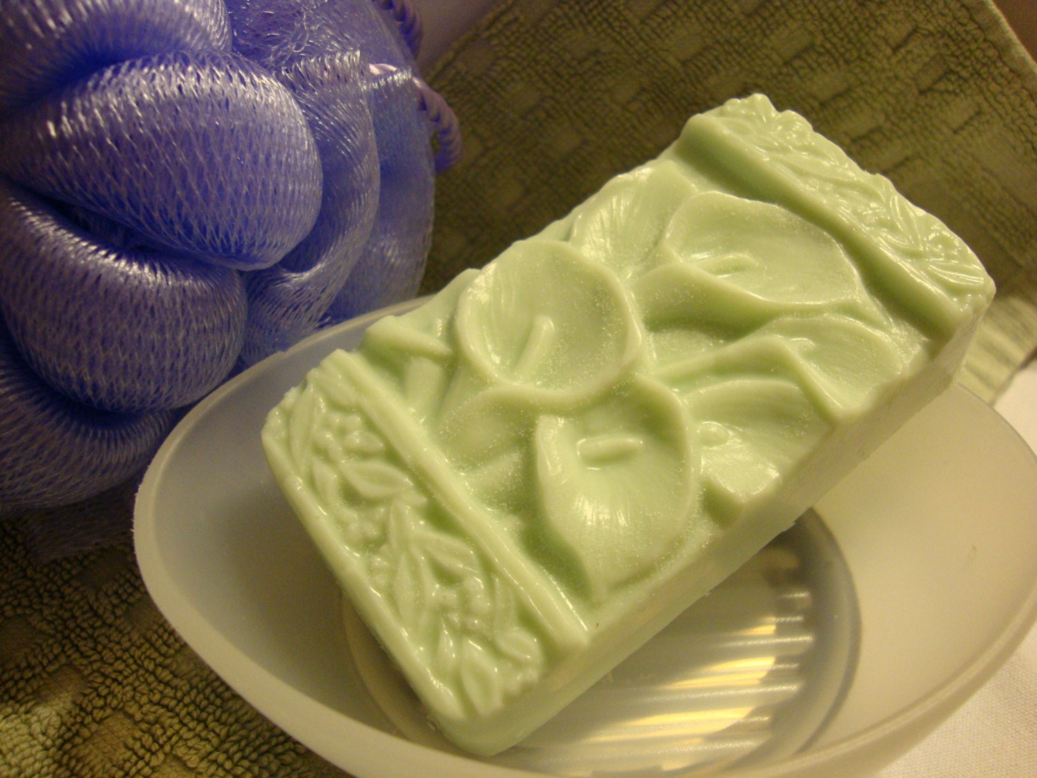 Tea Tree and Rosemary Soap/calla Lily Design - Etsy