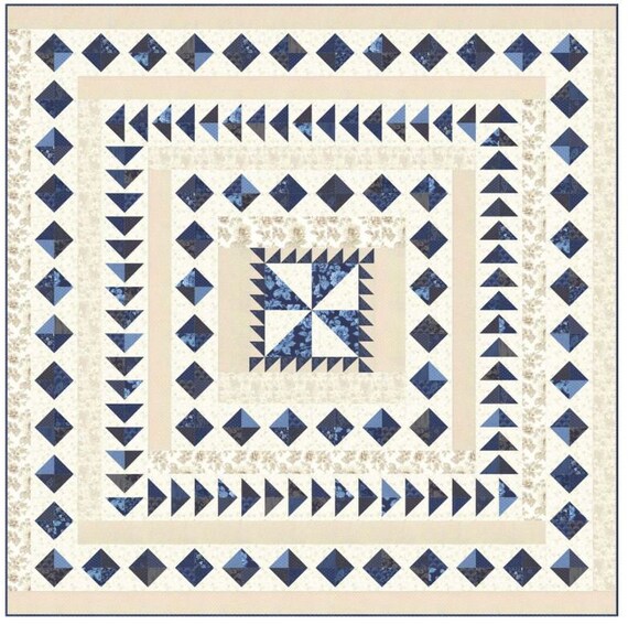 Regency Blues Quilt Kit by Christopher Wilson-tate for Moda | Etsy