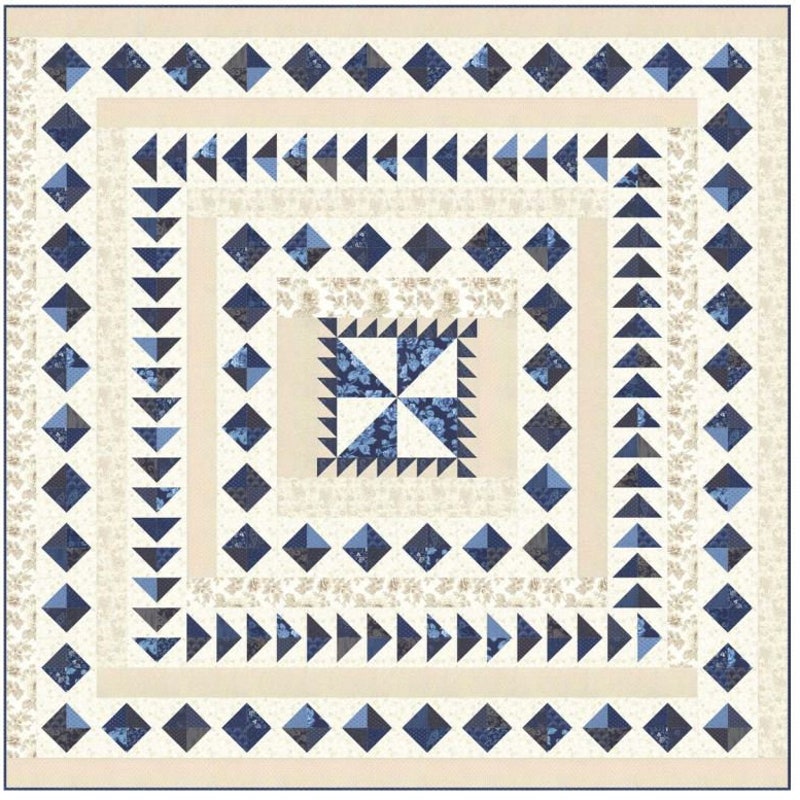 Moda Regency Blues - Etsy