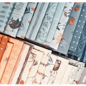 Chirp Fat Quarter Bundle by Elena Amo for Moda - Etsy