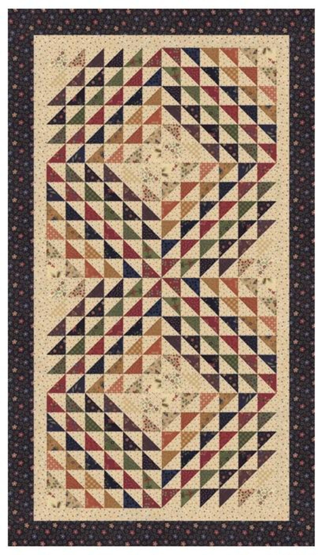 2 Steps Forward Table Runner With Milestones by Lynn Hagmeier of Kansas ...