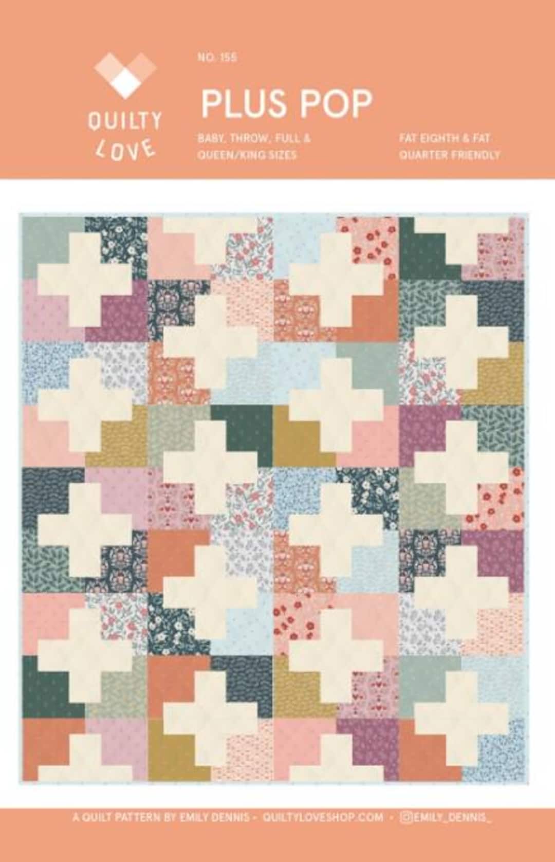 Plus Pop by Emily Dennis of Quilty Love - Etsy