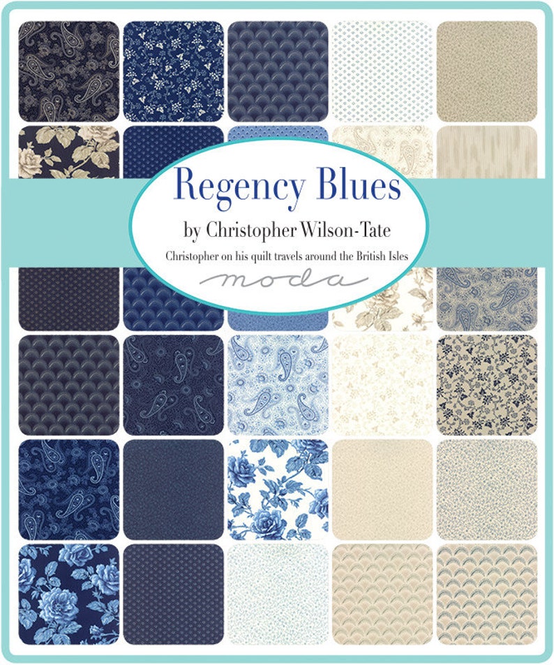 Regency Blues Quilt Kit by Christopher Wilson-tate for Moda - Etsy