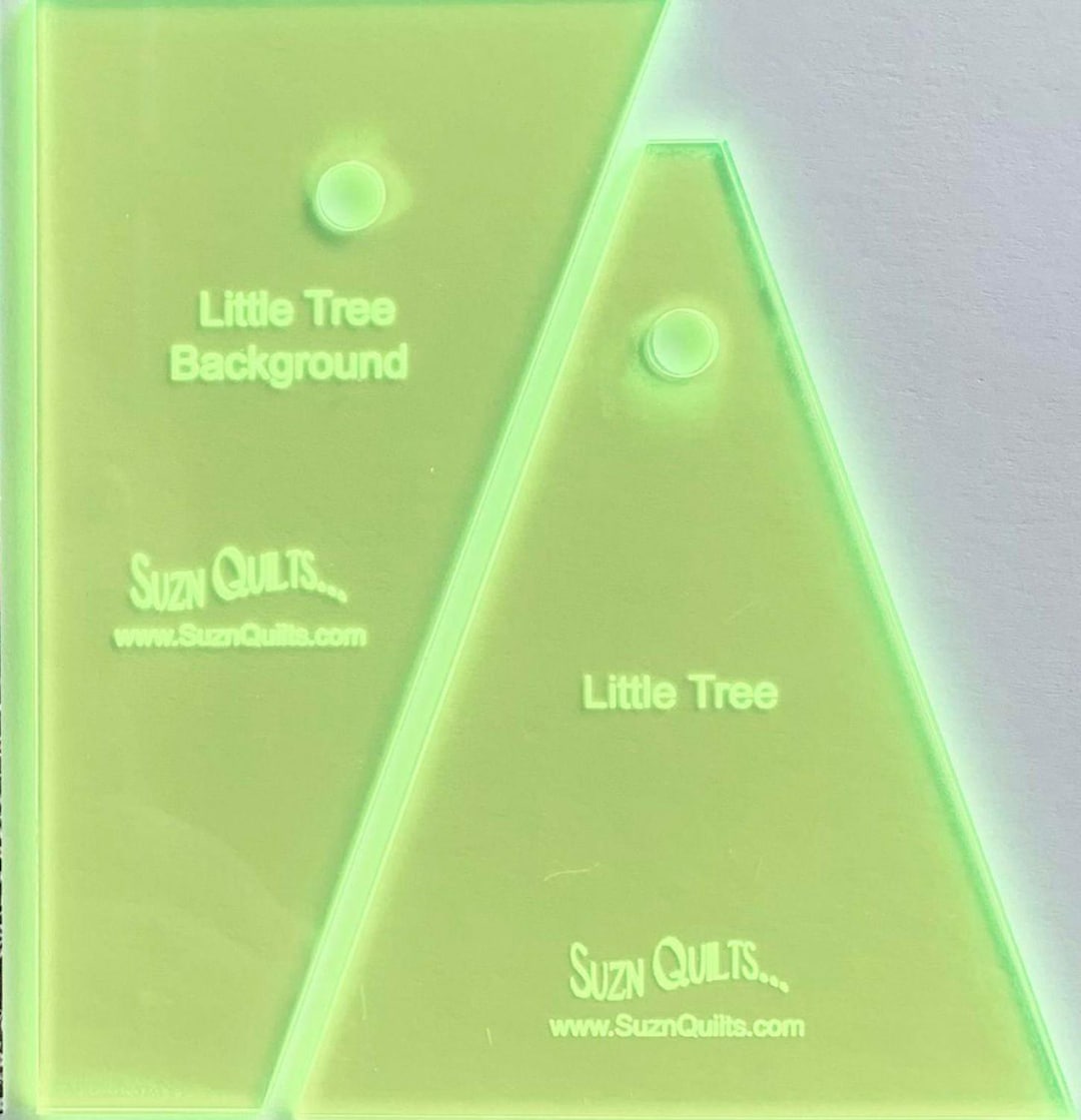Little Tree Template Set From Suzn Quilts ( Susan Marth) - Etsy
