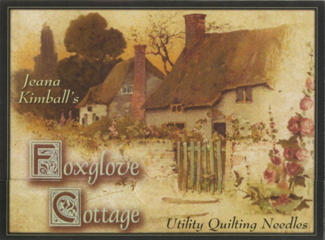 Utility Quilting Needle Sampler From Jeana Kimball of Foxglove Cottage ...
