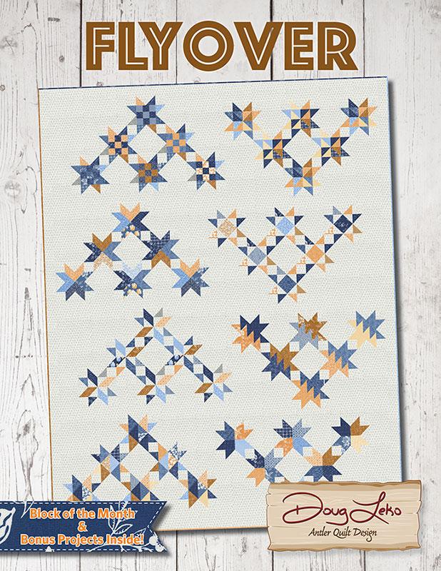 Flyover by Doug Leko of Antler Quilt Design - Etsy