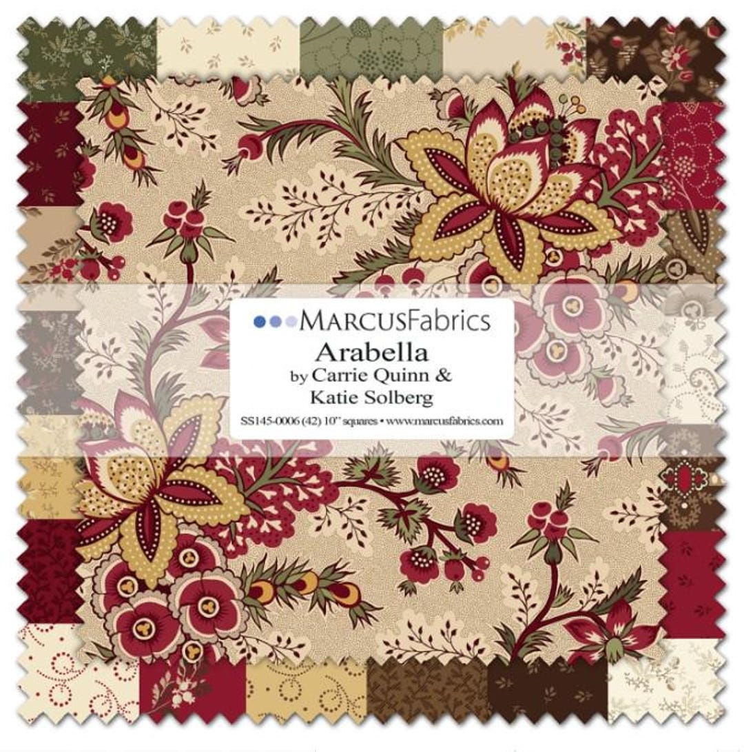 Arabella 10 Inch Squares by Carrie Quinn and Katie Solberg for Marcus ...