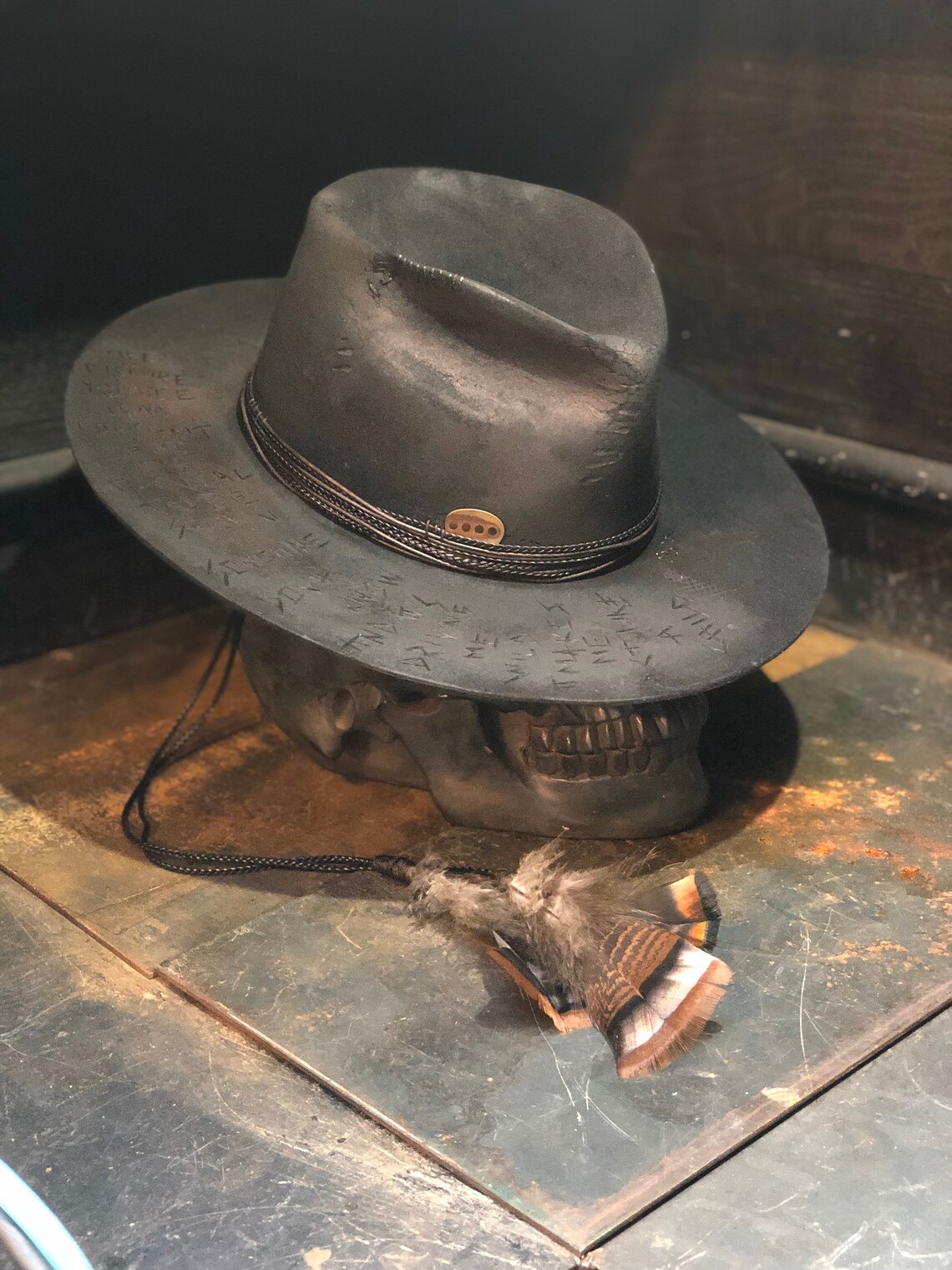 Vintage Rare Custom Hat the Wall | Etsy
