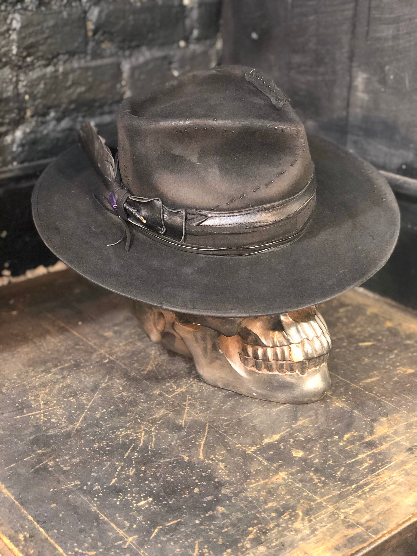 Vintage Rare Custom Hat third Eye a Secret or a Lie - Etsy