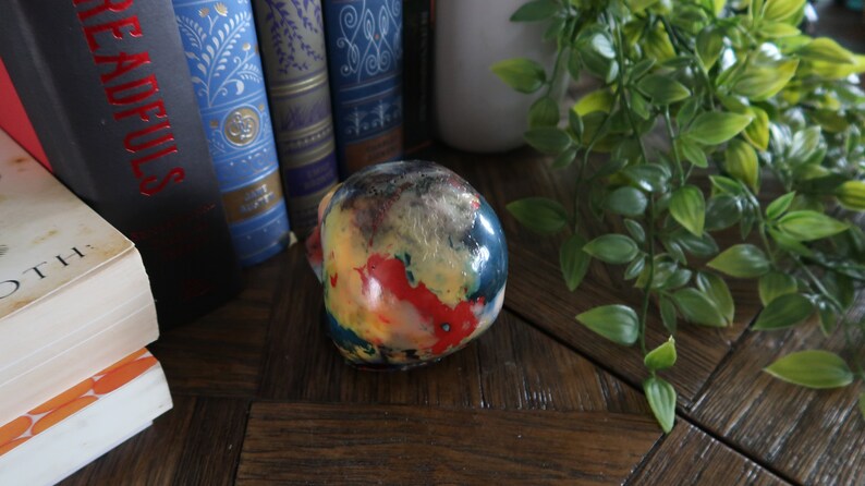 Recycled Filament Skull From 3D Print Filament Scraps With Free Random ...