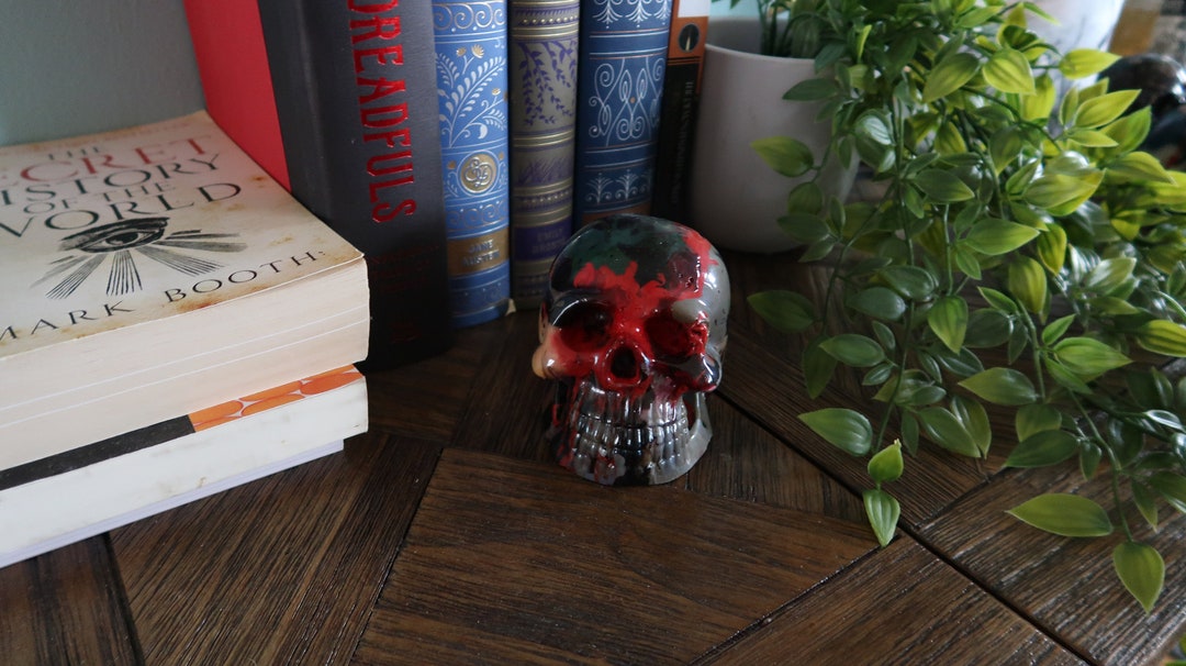 Recycled Filament Skull From 3D Print Filament Scraps With Free Random ...