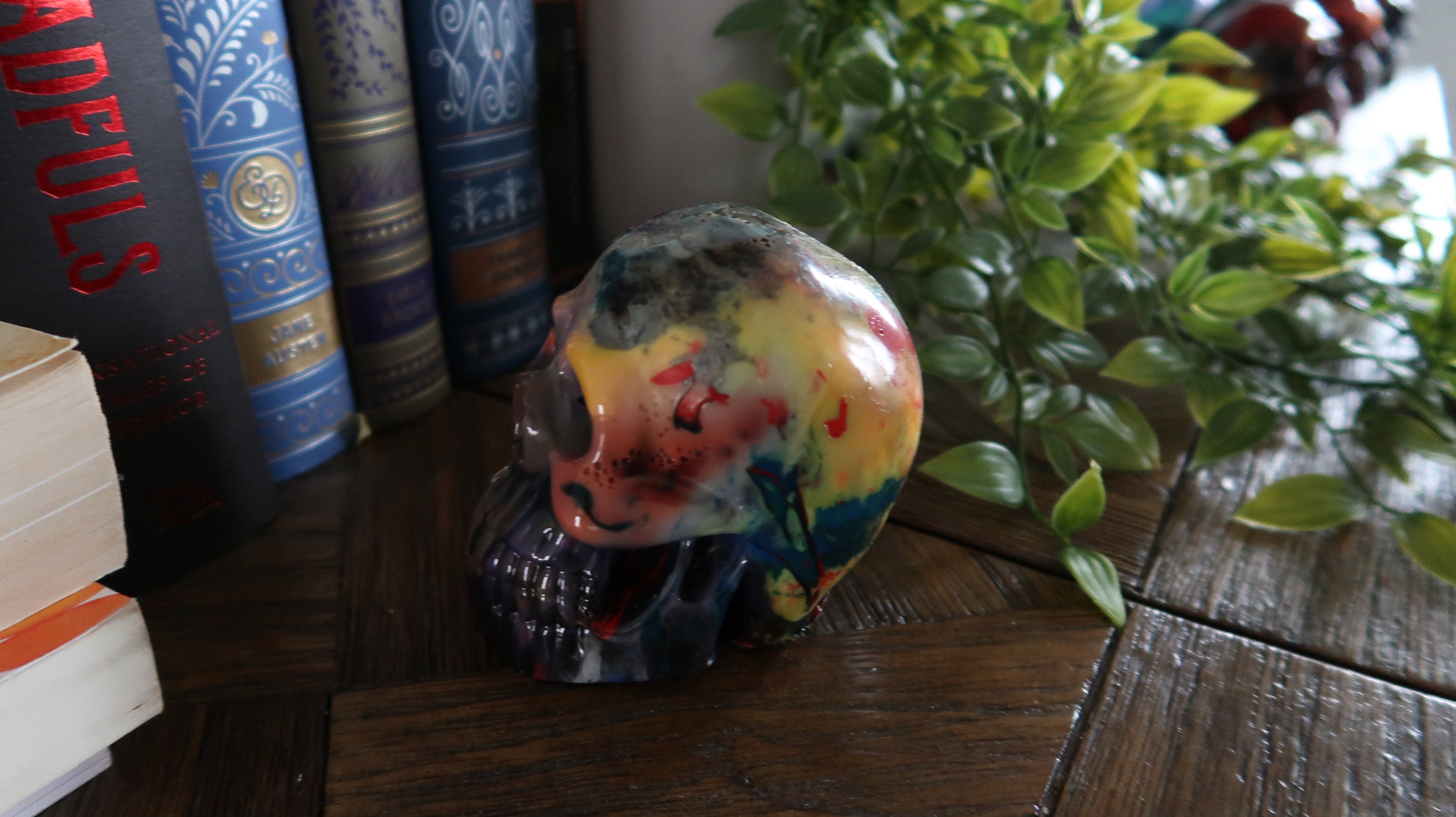 Recycled Filament Skull From 3D Print Filament Scraps With Free Random ...