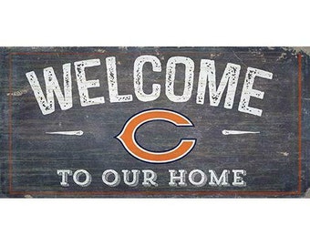 Chicago Bears Welcome Signs - Etsy