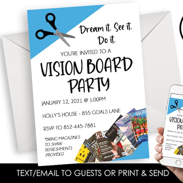 Vision Board Party - Etsy