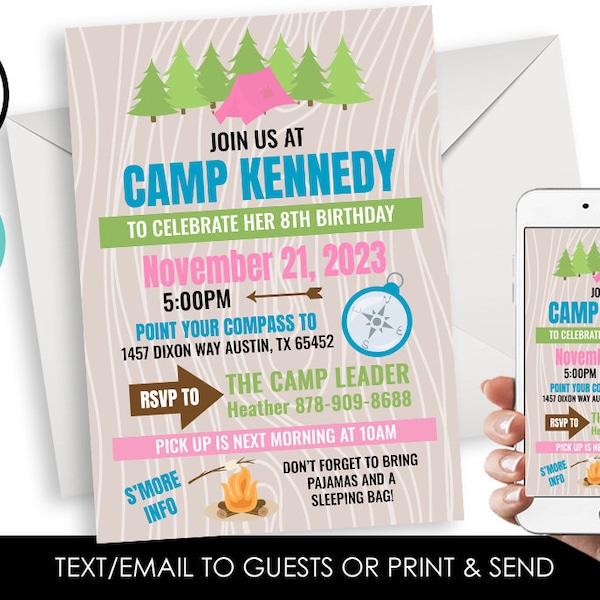 Backyard Campout - Etsy