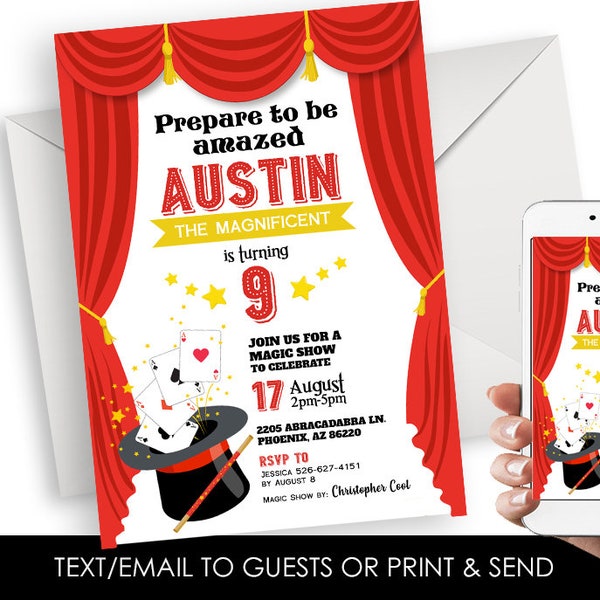 Abracadabra Birthday Card - Etsy