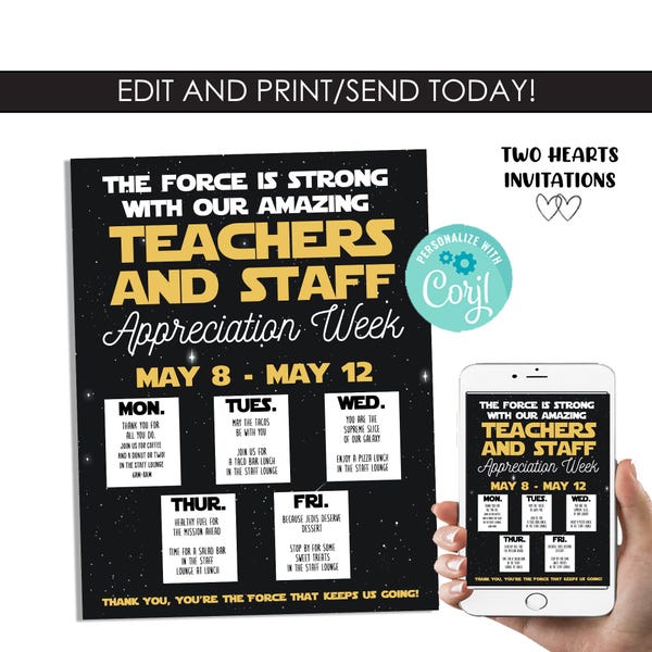 Starwars Teacher Appreciation - Etsy